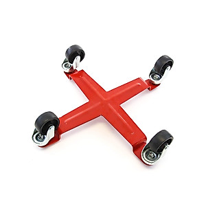 Steel Heavy Duty 5 Gallon Drum Bucket Dolly Dollies Steel Frame Easy Push Roll Swivel Casters