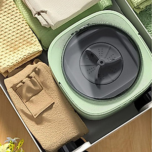 Portable Mini Washing Machine Travel Small Washer Capacity 15L/3.96GAL Wash And Drain Cycle Combo Foldable Clothes Washer(15L/3.96GAL)