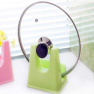 DRNKS Spoon Pot Cover Shelf Cooking Storage Kitchen Decoration Tool Bracket Rack-Drainer Shelf Pot lid Cover Shelf Suitable for Kitchen