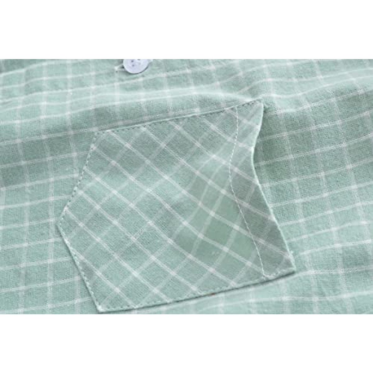 Boys Flannel Shirts Toddler Boy Button Up Shirt Boys Long Sleeve Shirts Kids Buffalo Plaid Shirts Green Boys Shirt 5T