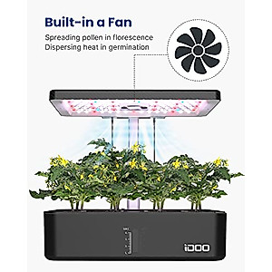 iDOO 12Pods Indoor Garden & 60pcs Baskets
