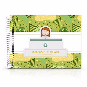 Receptionist Gifts - Personalizable Humor Booklet with Matching Card to Say Thank You to Your Favorite Receptionist Or Front Desk Assistant - Easy-to-Fill and Thoughtful Gift Ideas. Funny Office Gifts