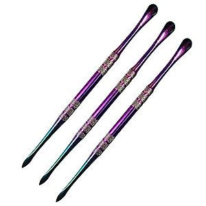 Lmbros Wax Carving Tool Rainbow Stainless Steel Tools for Major Key to Success (3pcs)