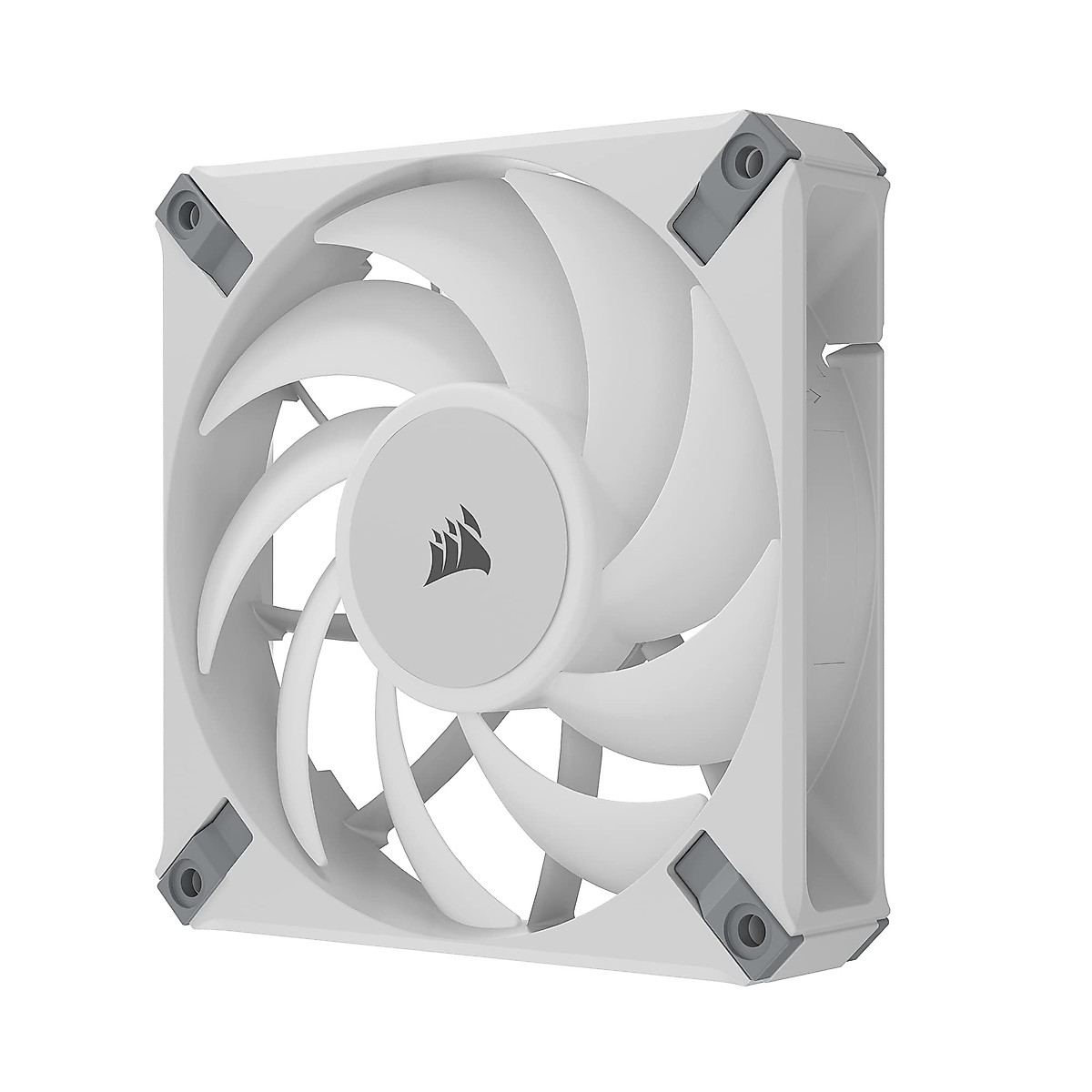 Corsair iCUE AF120 RGB Elite 120mm PWM Fan - Eight RGB LEDs - AirGuide Technology - Fluid Dynamic Bearing - Zero RPM Fan Mode - CORSAIR iCUE Software Compatible - White