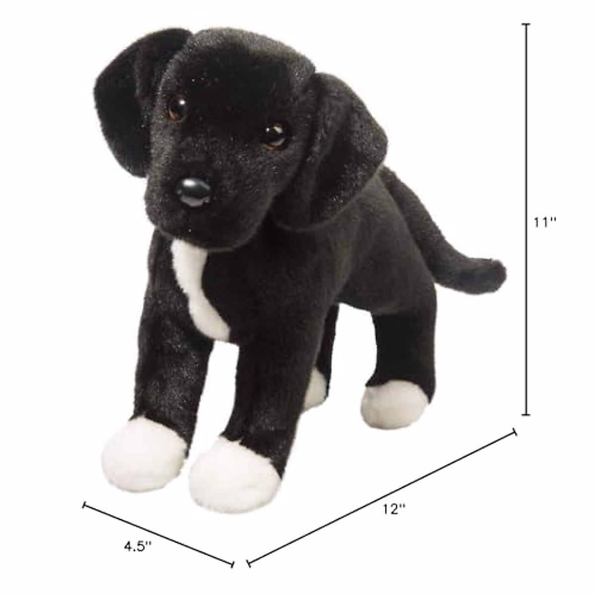 Douglas Twister Black Lab/Pit Bull Mix Plush Stuffed Animal
