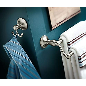 Moen DN8222BN Wembley 24-Inch Double -Towel Bar, 26.28&quot, Brushed Nickel