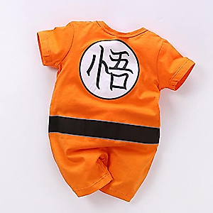 RELABTABY 2 Pack Newborn Baby Boy Girl Romper Infant Anime Onesie Toddler Halloween Bodysuit Jumpsuit Outfit Clothes