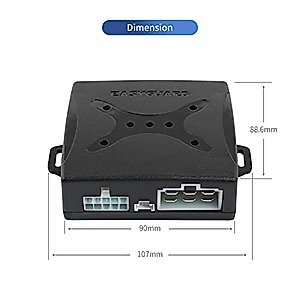 EASYGUARD EC003N-V Car Security Alarm System PKE Passive keyless Entry Remote Engine Start Stop keyless go System DC12V