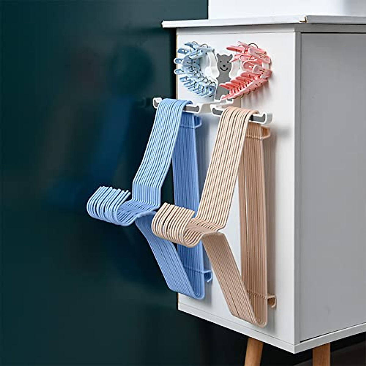 Bathroom Towel Rack, Hand Towel Bar Self Adhesive Wall Mounted Bathroom Towel Holder Kitchen Dishcloth Storage Rod, Towel Racks for Bathroom and Kitchen(Grey)