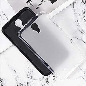 Samsung Galaxy Mega 6.3 I9200 Case, Scratch Resistant Soft TPU Back Cover Shockproof Silicone Gel Rubber Bumper Full-Body Protective Case Cover for Samsung Galaxy Mega 6.3 I9200 (White)