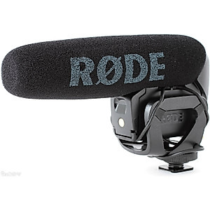 Rode Microphones VideoMic Pro Compact Shotgun Microphone, 200 Ohms - Bundle - with Deadcat VMP Furry Wind Cover for VideoMicPro