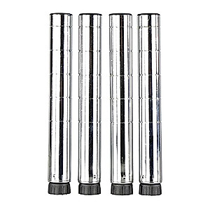 Apollo Hardware Heavy Duty Post Set for Chrome Wire Shelving (7 Inch)