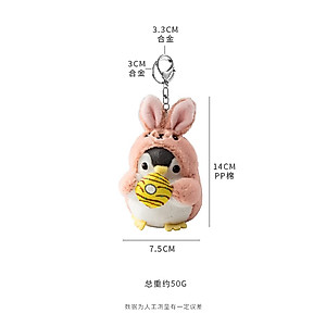 BONICI Creative Cute Lovely Penguin Pendant Keychain Gift - For Handbag, Purse, Backpack, Car Keys