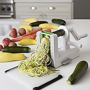 OXO Good Grips 3-Blade Tabletop Spiralizer with StrongHold Suction, White
