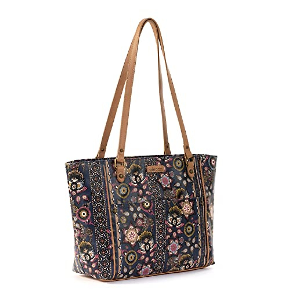 Sakroots Metro Tote Bag, Navy Tapestry World