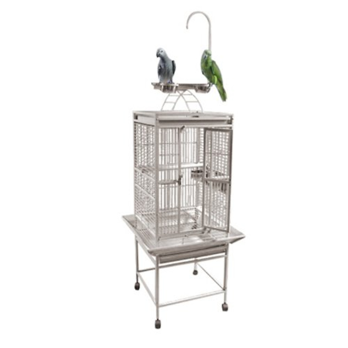 A&E Cage 8001818 Platinum Play Top Bird Cage with 5/8" Bar Spacing, 18" x 18"