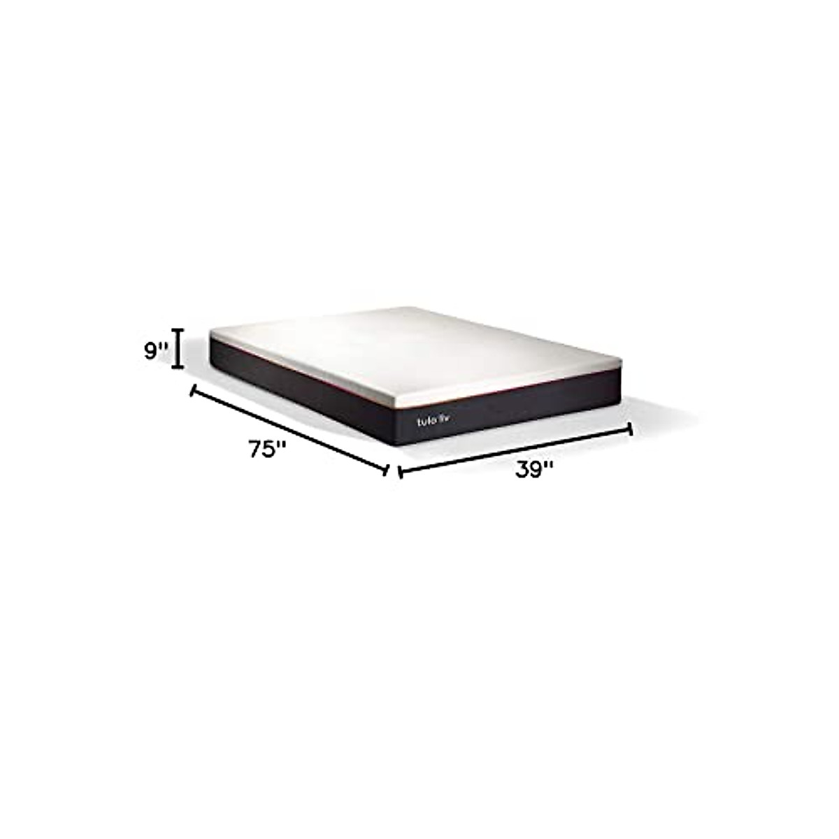 Tulo LIV Mattress, Twin Size 9 Inch Bed in a Box, Great for Sleep and Optimal Body Support