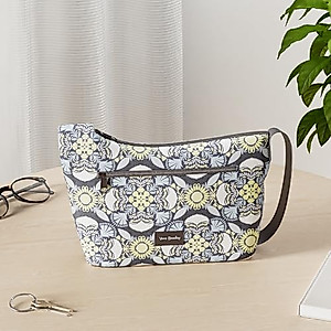 Vera Bradley Women's Recycled Lighten Up Reactive Crossbody Sling Purse, Plaza Medallion, One Size