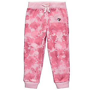 Tommy Hilfiger Girls 2 Pieces Jogger Set Casual Pants, Rose Shadow, 3T US