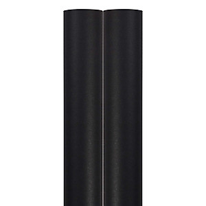 JAM PAPER Gift Wrap - Matte Wrapping Paper - 50 Sq Ft Total - Matte Black - 2 Rolls/Pack
