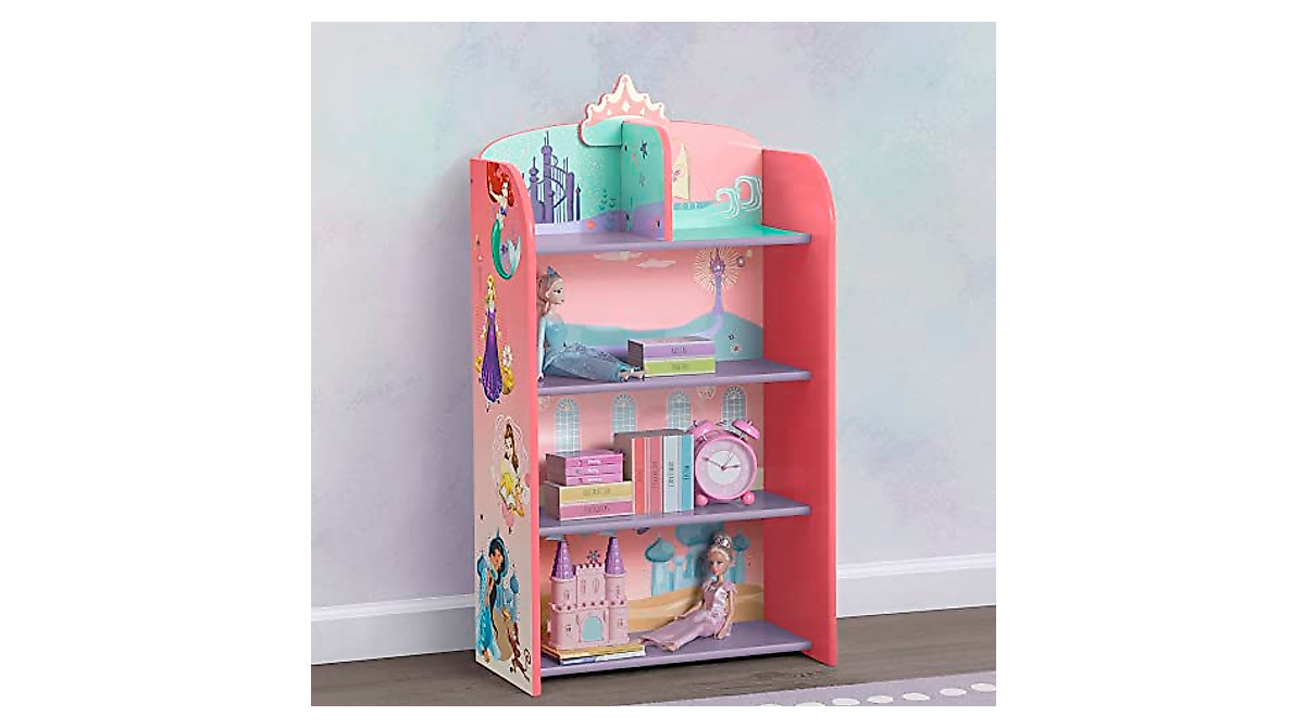 Disney Princess Wooden Playhouse Bookcase for Kids | GREENGUARD Gold