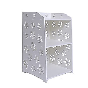 HIGOH Bedside Table Home Bedroom Bedside Cabinet lockers Shelf Drawer Wood Plastic Bedside Cabinet