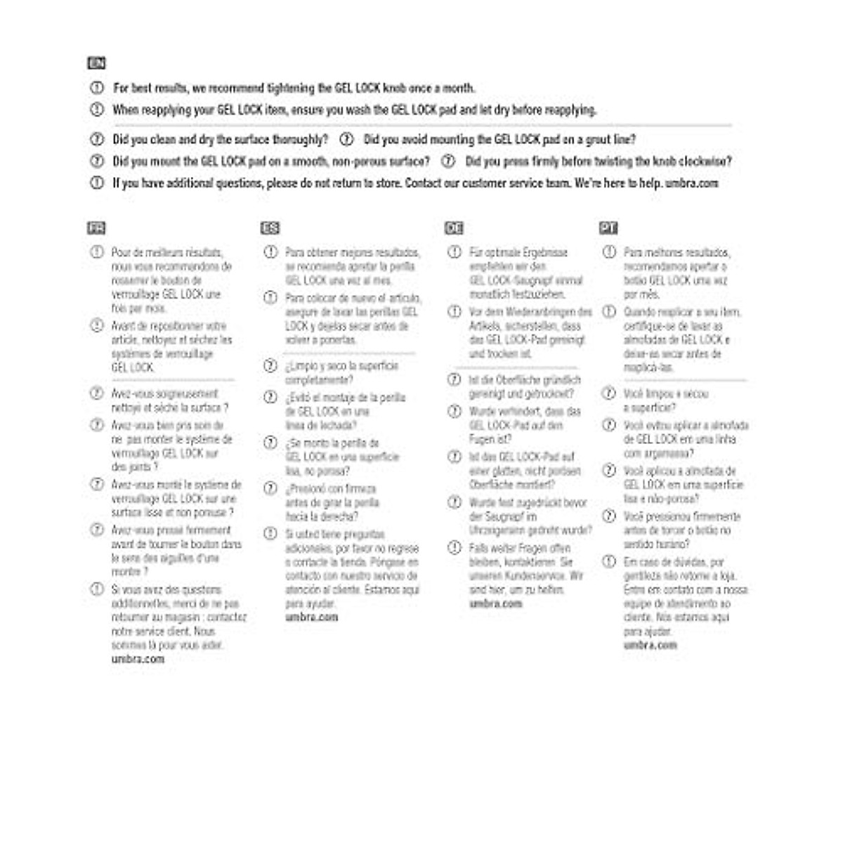 Umbra Flex Soap Dish with Patented Gel-Lock Technology Suction Cup, White