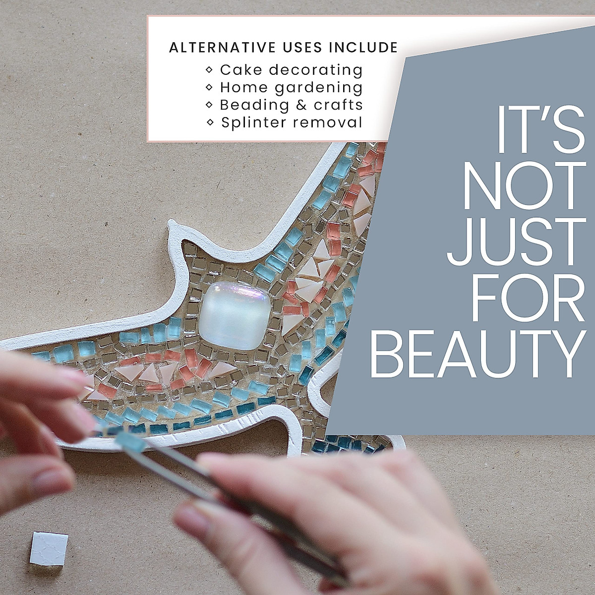 Tweezer Guru Pointed Tweezers - Sharp Precision Needle Nose Tip, Best Tweezers for Eyebrows and Ingrown Hair, Surgical Pointed for Blackheads & Splinters (Black)