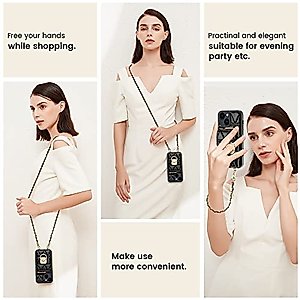 CUSTYPE Compatible with Phone 14 Plus Case Wallet with Card Holder,360 Rotation Ring [Two-Way Stand],Leather Zipper Wallet Case with Crossbody Strap for iPhone 14 Plus,6.7 Inch,Black