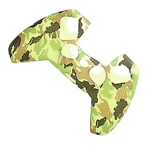 SOLUSTRE Protector Conter Green Handle Silicone Protection Light Game Cover Protective Gamepad Pad Case Grip