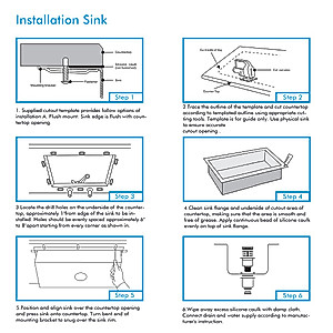 VADANIA 20-inch Kitchen Bar Sink, 20"x18"x10", Single Bowl, Undermount, 18 Gauge T304 Stainless Steel, Satin Finish, with Strainer & Bottom Grid, cUPC listed