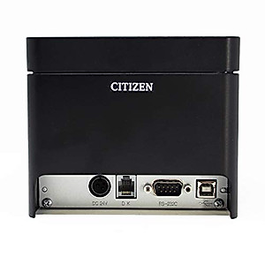 Citizen Thermal Receipt Printer - Black USB and Serial Interface with Auto-Cutter, Prints 250 mm/s