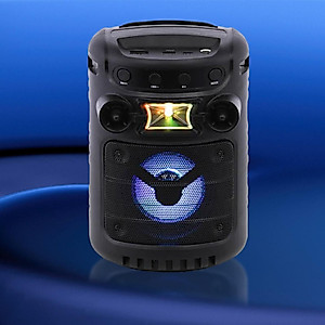 Portable Bluetooth Speaker Stereo Sound Extra Base Speakers Bluetooth Wireless Loud for Party,TV,Gaming,Theater,Karaoke,Outdoor Activity Black