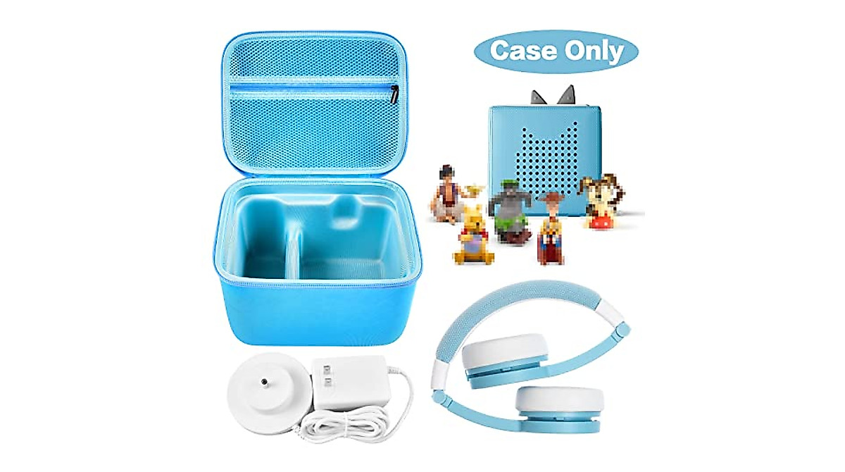 Toniebox Starter Set Storage Case - Blue Carrying Holder