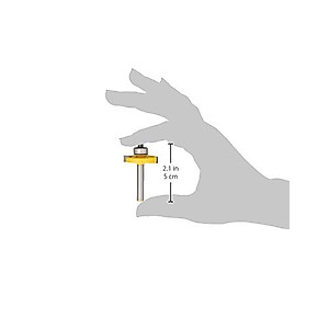 YONICO Slot Cutter Router Bit 1/4-Inch Height X 3/8-Inch Depth 1/4-Inch Shank 14184q
