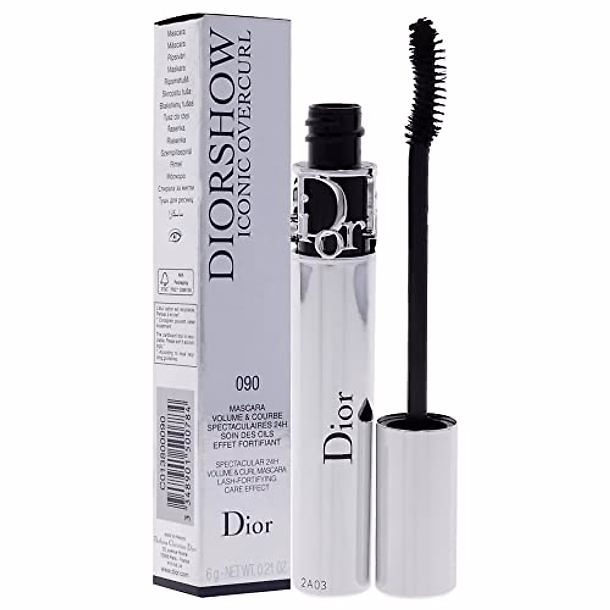 Christian Dior Diorshow Iconic Overcurl Mascara - # 090 Over Black Women Mascara 0.13 oz