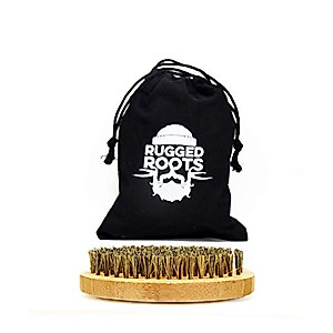 Boar Bristle Beard Brush - 100% Sandalwood Beard Comb, Unique Gifts for Men