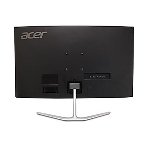 Acer 27" WQHD 2560 x 1440 1500R Curved PC Gaming Monitor | AMD FreeSync Premium | Up to 170Hz Refresh | 1ms VRB | VESA Mount | HDR10 | 1 x Display Port 1.2 & 2 x HDMI 2.0 | EDA270U Pbmiipx | Silver
