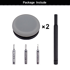IKPEK 2Pcs Analog Stick Cap Replacement 3D Joystick Cover for 2DS 3DS 3DSXL 3DSLL New 3DS New 3DSXL New 3DSLL Controller