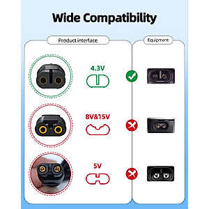 4.3V Charger Fit for Philips Norelco One Blade A00390 QP2520 QP2521 QP2522 QP2515 MG5700 MG3740 MG3720 QG3330 QT4000 Shaver Phillips OneBlade Replacement Charging Cord