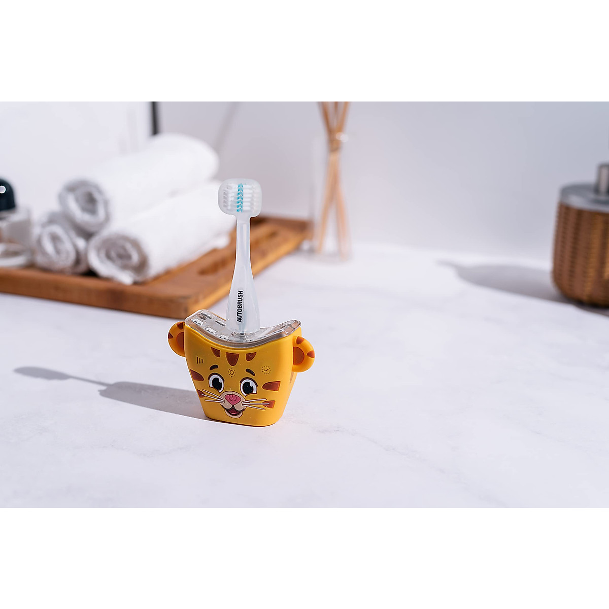 AutoBrush Triple Sided Brush Head Attachment Compatible with All Autobrush toothbrushes (Manual, Sonic, Sonic Pro), Pack of 1