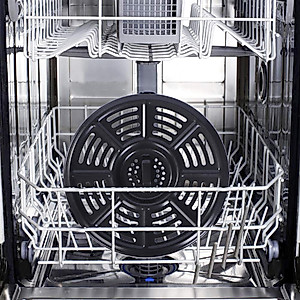 NOVIIML Fryer Replacement Crisper Plate For Ninja Air Fryer Ninja Foodi Pressure,Grill Pan for Ninja FD401 Foodi Crisper Plate,Air fryer Accessories,Non-Stick Fry Pan,Dishwasher Safe