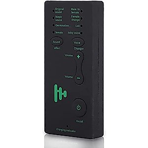 Voice Changer,Portable Mini Voice Changer Device,Voice Disguiser,Handheld Microphone Voice Changer Sound Effects Machine,4 Voice Changes(English Version) for Mobile Phone PC (Upgraded Appearance)…