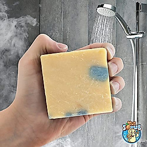 Nut Scrub Men's Deodorant Bar Soap - All Natural Soap Bar for Men, Mens Bar Soap for Face and Body - Handmade Bath Soap for All-Day Freshness, Long-Lasting Masculine Scent - Pack of 1, Fiji Sands