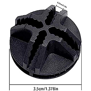 HAPY SHOP 40 Pcs Black Wire Grid Cube Plastic Connectors for Modular Closet Storage Organizer and Wire Grid Cube Storage Shelving
