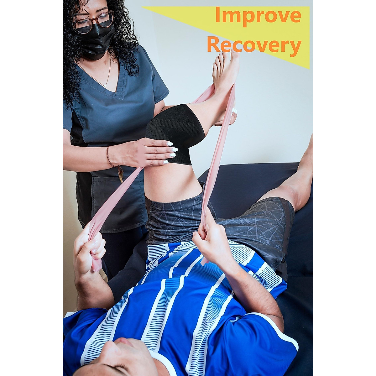 VJ Victory Jump Copper knee braces for knee pain - Knee Compression Sleeve Support for Men and Women, Knee Pads for Meniscus Tear, ACL, Arthritis, Joint Pain Relief, S