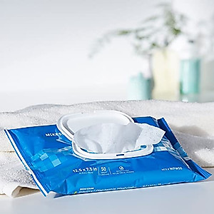 McKesson StayDry Disposable Wipes or Washcloths for Adults with Aloe, Incontinence, Alcohol-Free, 50 Wipes, 12 Packs, 600 Total