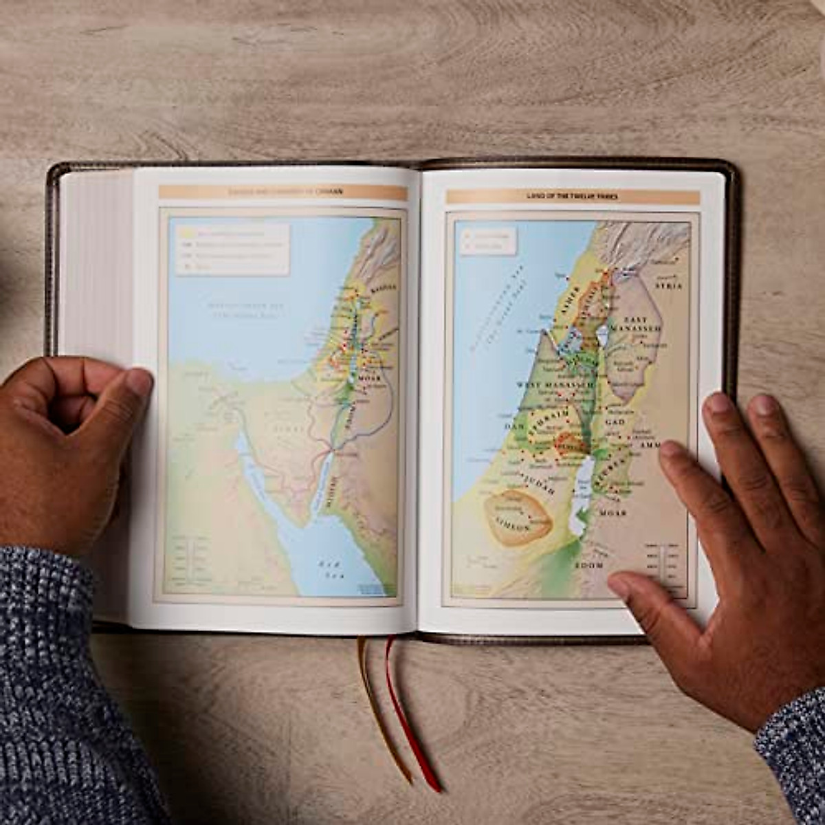 NKJV Holy Bible, Super Giant Print Reference Bible, Black Genuine Leather, 43,000 Cross References, Red Letter, Comfort Print: New King James Version