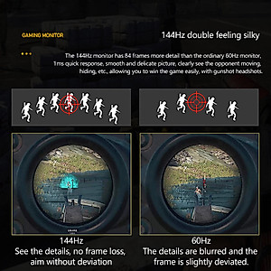 DAPAO 32 Inch UHD 2K Monitor - Ultra HD 2560x1440, 1ms - HDMI, DisplayPort