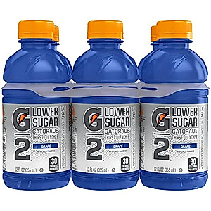 Gatorade G2 Grape, 12 Fl Oz Bottles, 6 Pack